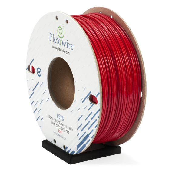 PETG filament Plexiwire 1,75mm Czerwony 0.3kg/100m | Sklep internetowy Plexiwire